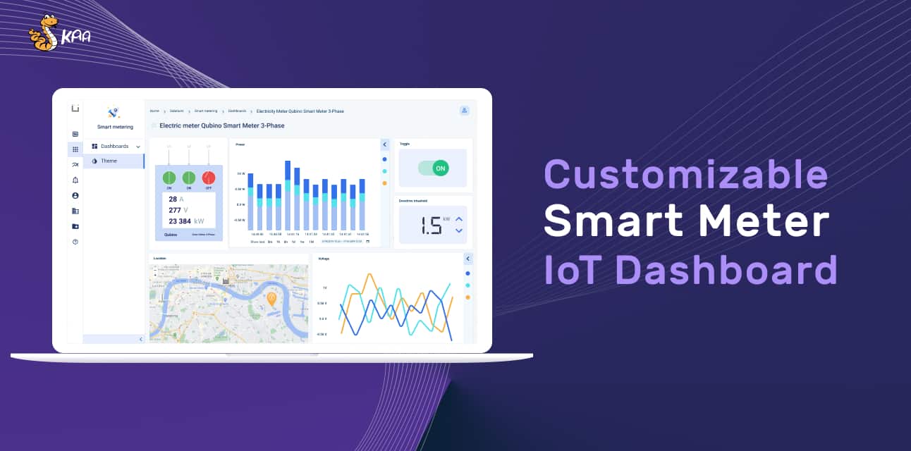 Customizable IoT Dashboard for Smart Metering